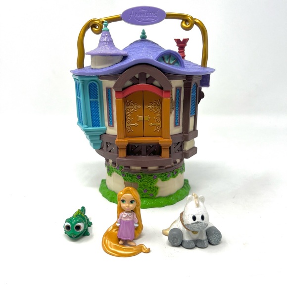 Disney | Toys | Disney Animators Collection Littles Rapunzel Tower Playset W Mini Figures | Poshmark